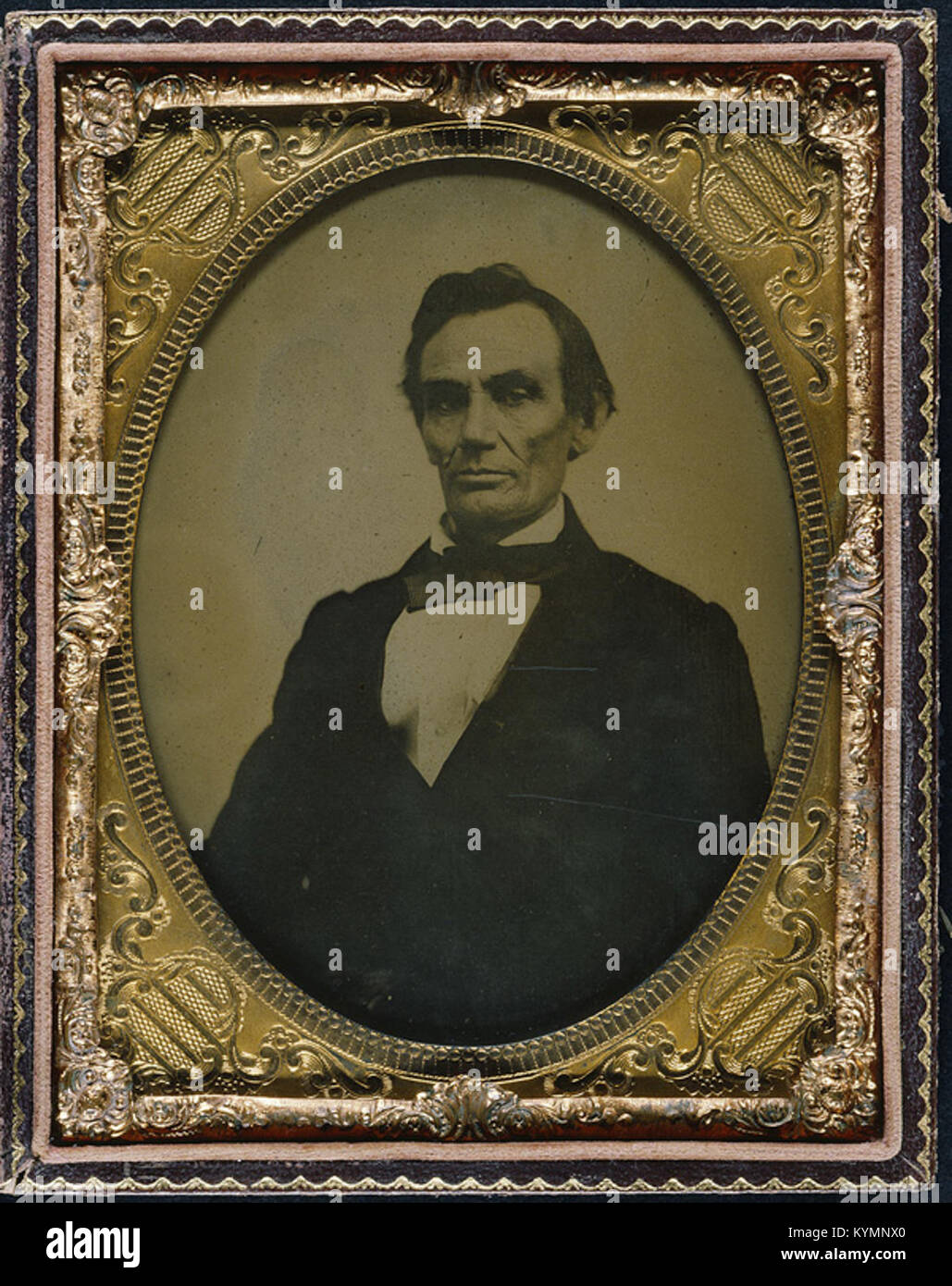 A historical portrait of Abraham Lincoln, the 16th President of the ...