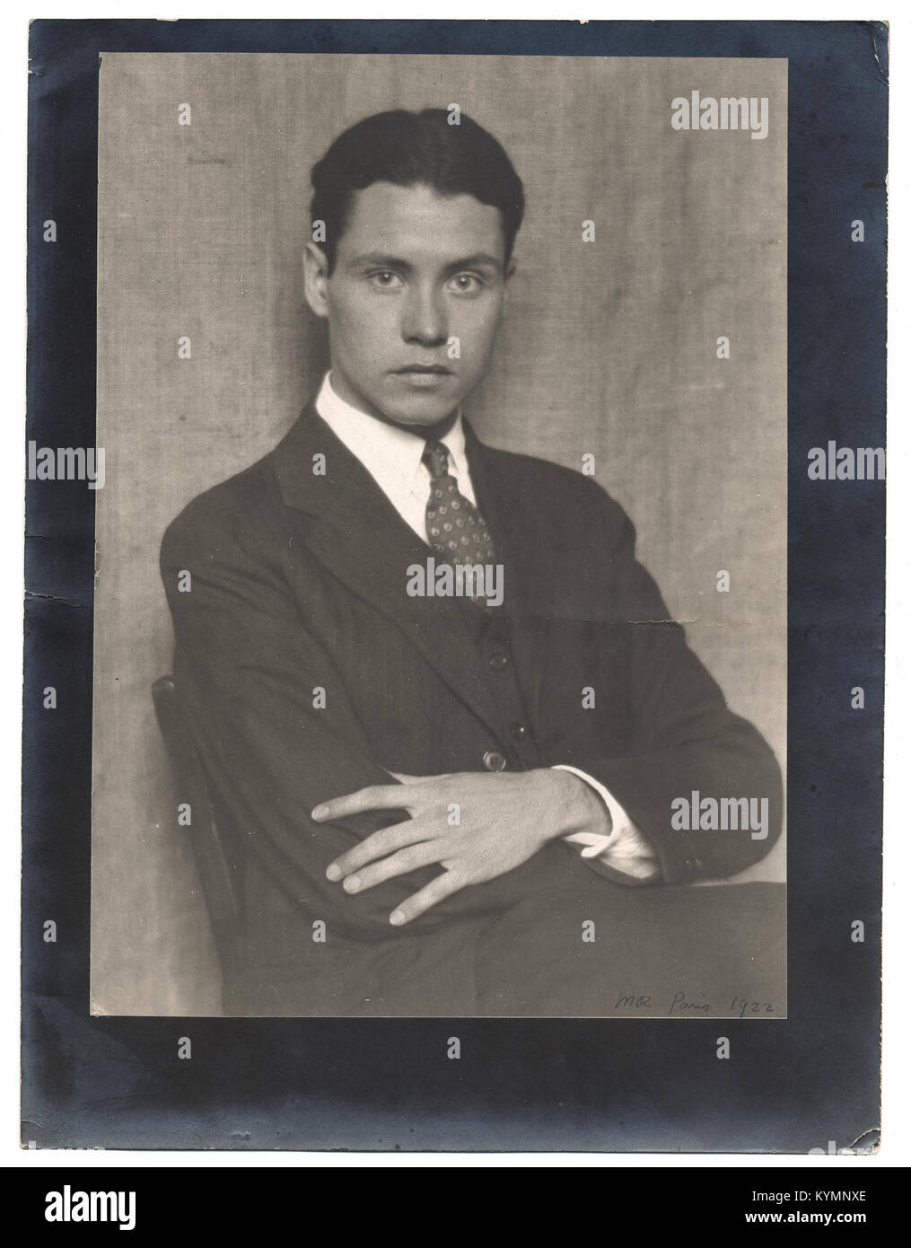 A historic photograph of Eugene McConn, captured in the early 20th ...