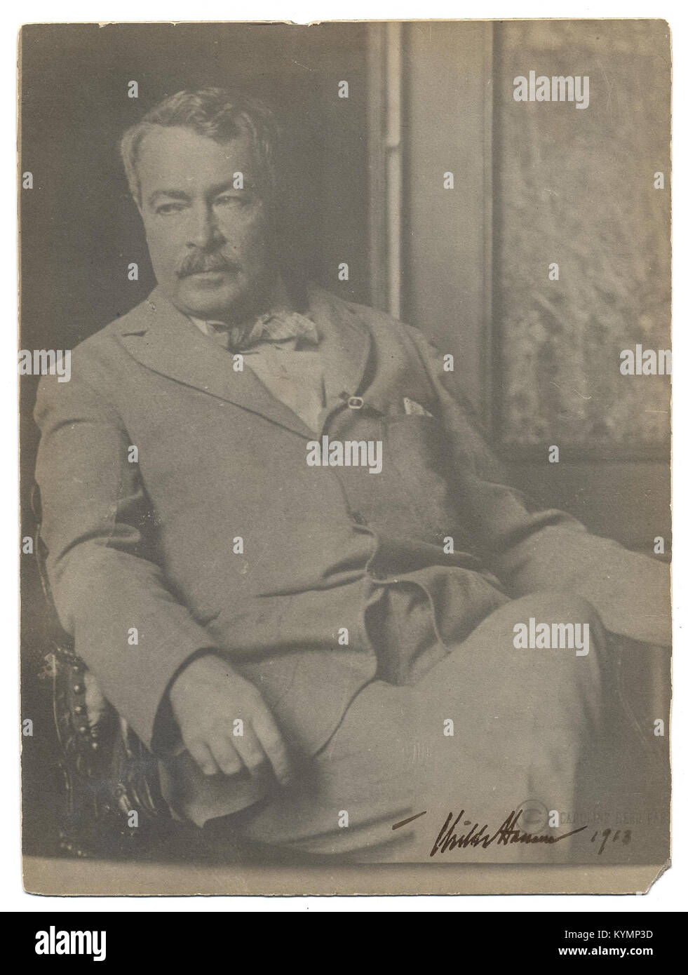 This is a work by Childe Hassam, an American Impressionist painter. The ...