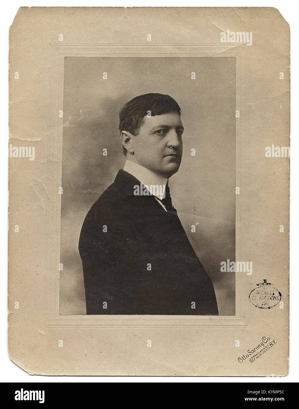 A portrait of Alfred Lenz, a historical figure, captured in a vintage ...