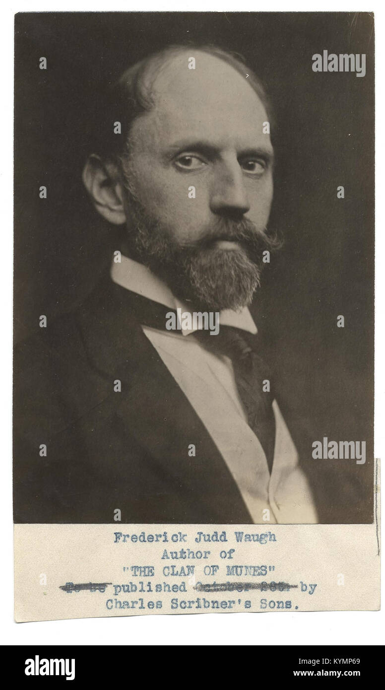A photograph of Frederick Judd Waugh, the American artist known for his ...