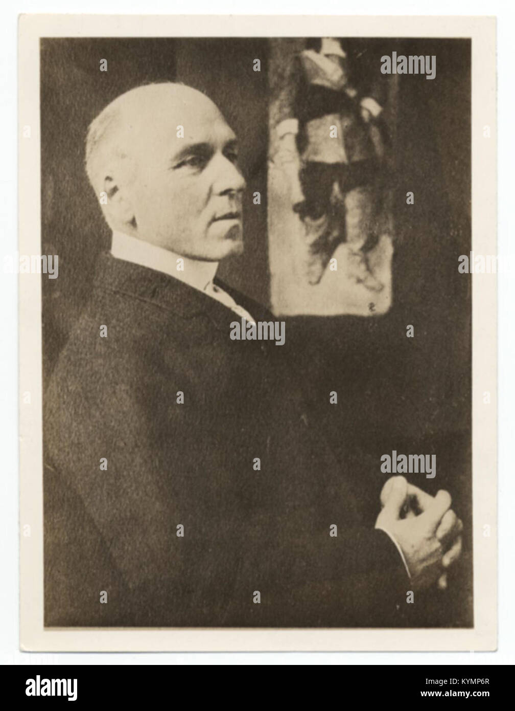 A historical image of Howard Pyle, the American illustrator and author ...