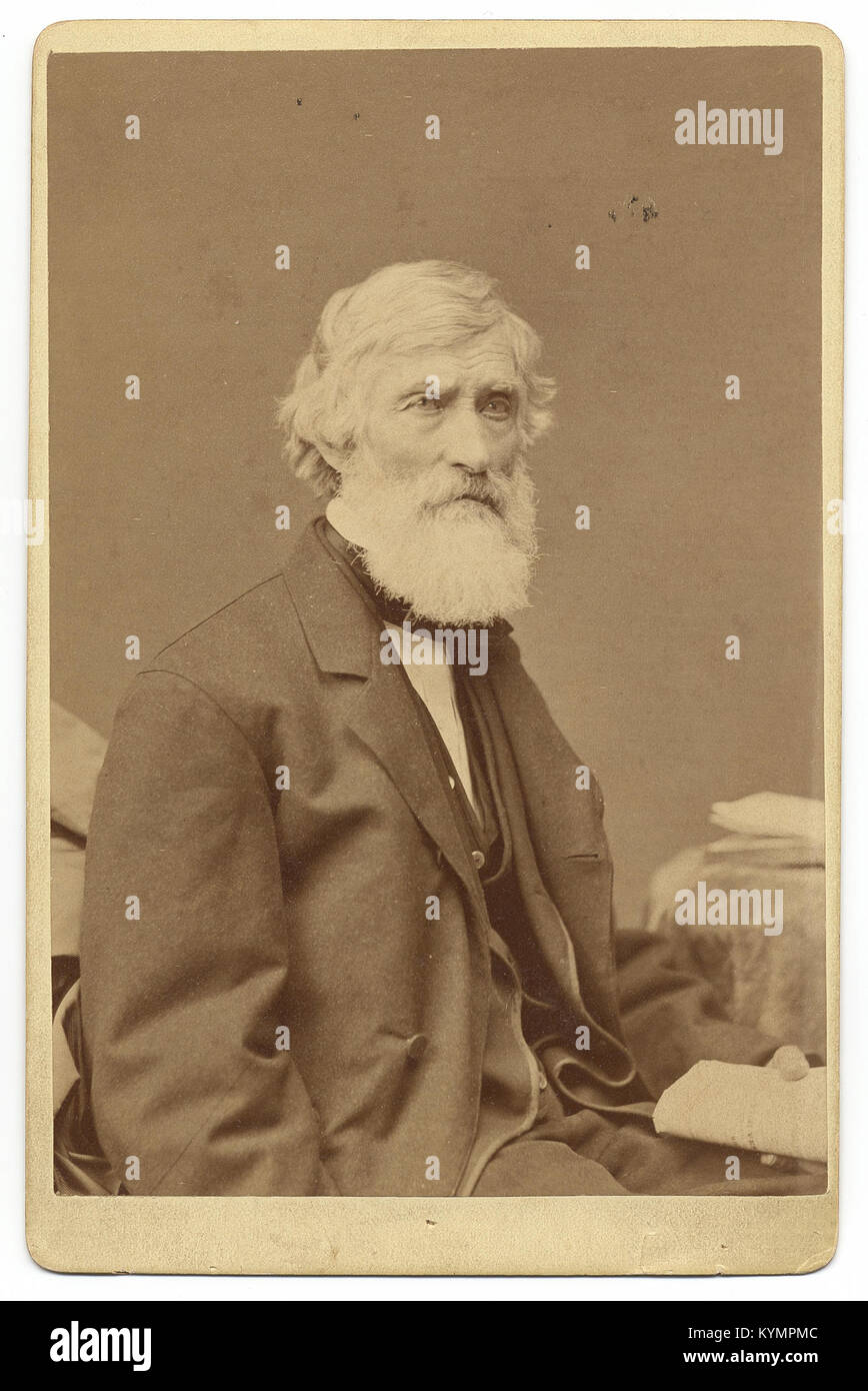 A portrait of Asher B. Durand, an American artist known for his ...