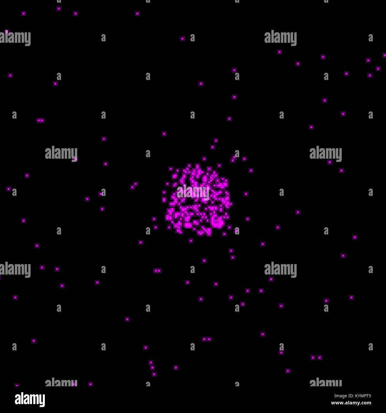 An image of Mars, the fourth planet from the Sun, captured by the ...