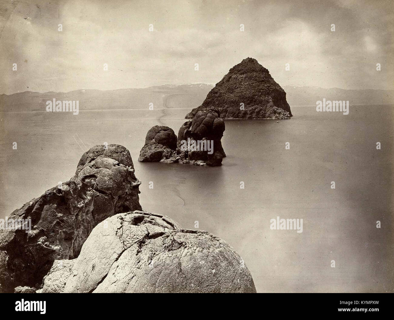 Tufa Domes at Pyramid Lake, Nevada, as captured by Timothy H. O ...