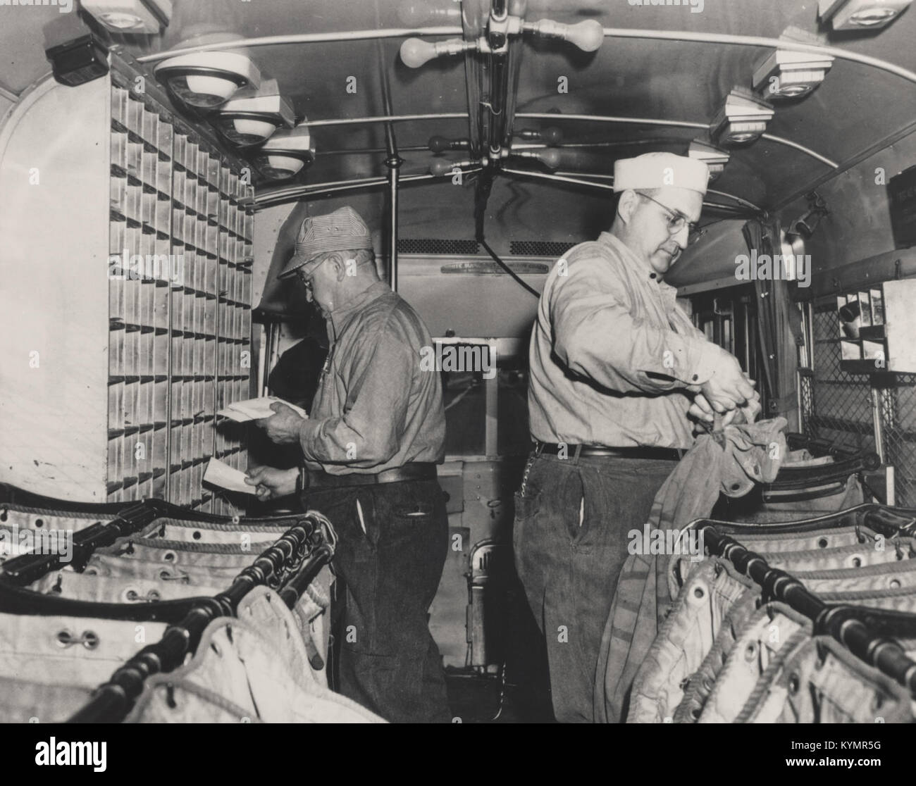 Postal clerks hi-res stock photography and images - Alamy