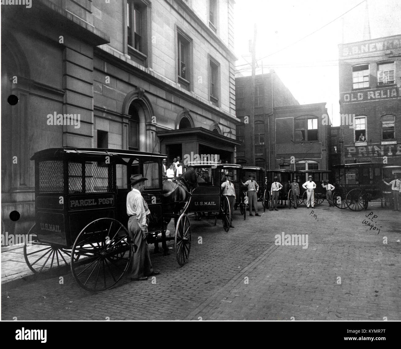 Brick wagon Black and White Stock Photos & Images - Alamy