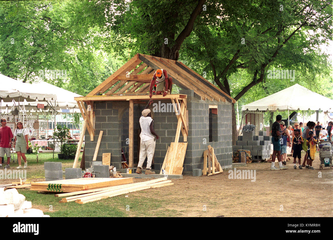 A photograph depicting a historic building in Bermuda, showing its ...