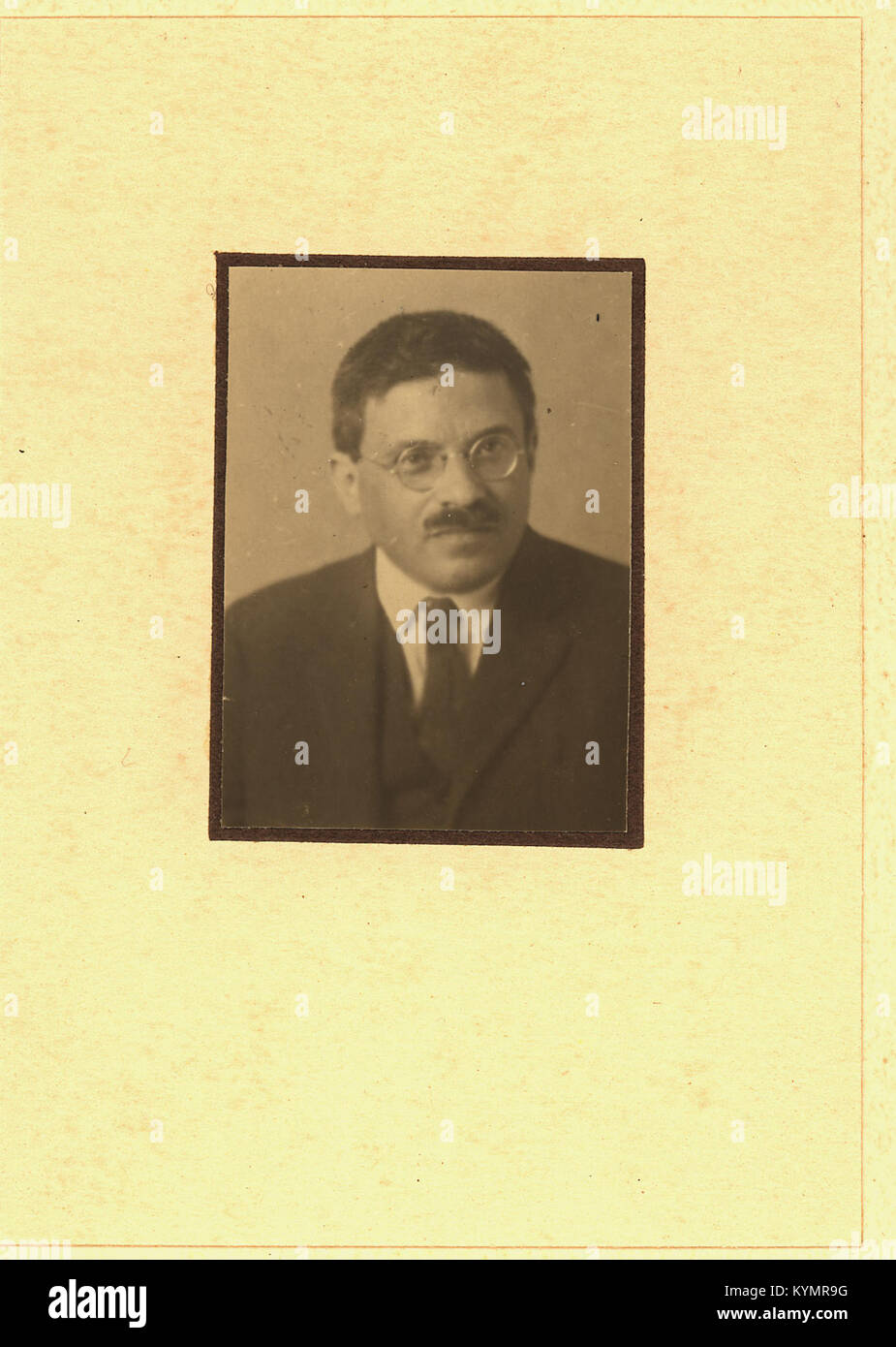 A vintage portrait of Paul Ehrenfest, a renowned physicist, showcasing ...