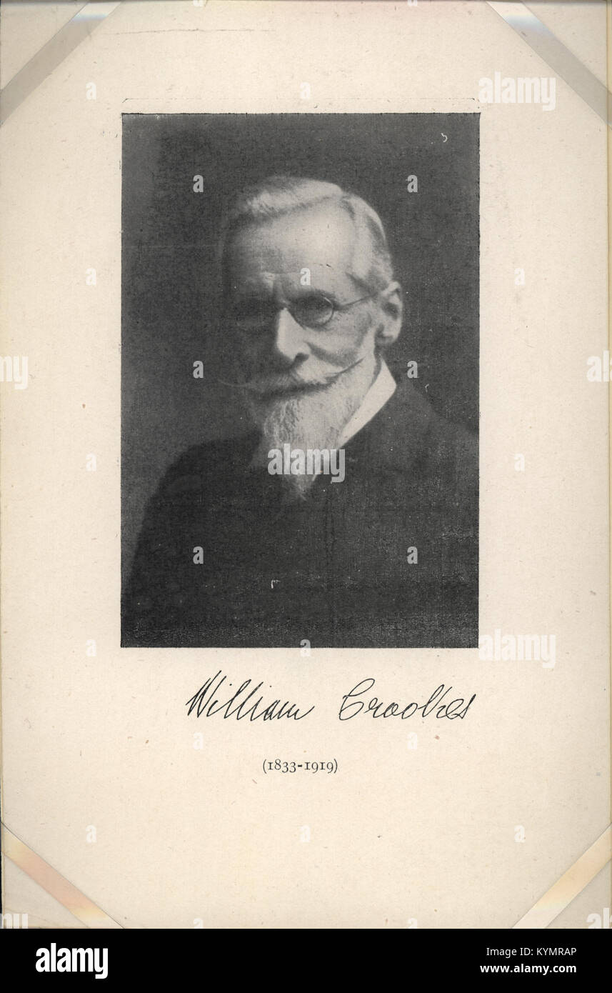 Sir william crookes hi-res stock photography and images - Alamy