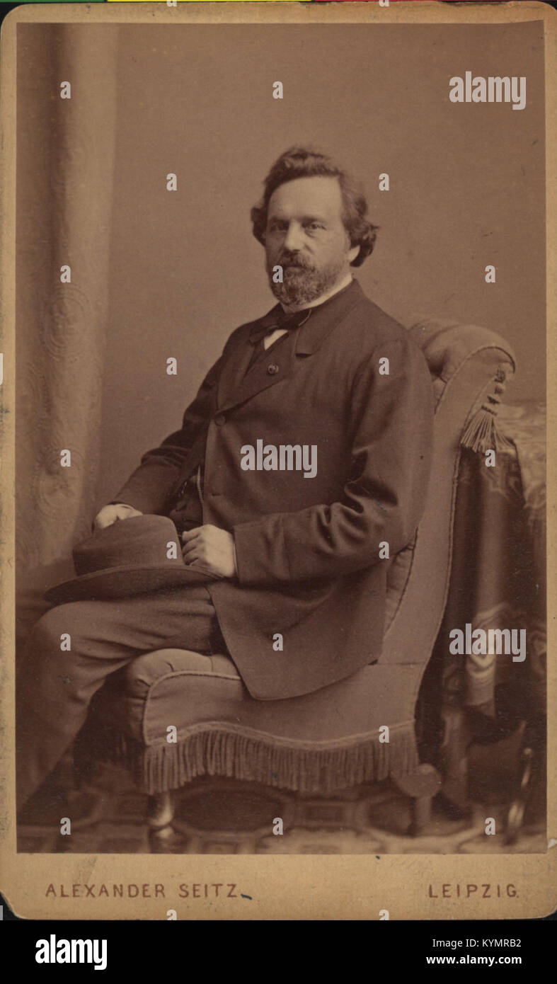 A portrait of Franciscus Cornelis Donders (1818-1889), a prominent ...