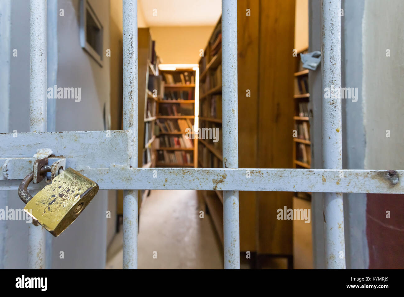 Interior detailed view of Sinop Fortress Prison,a stonemasonry prison ...