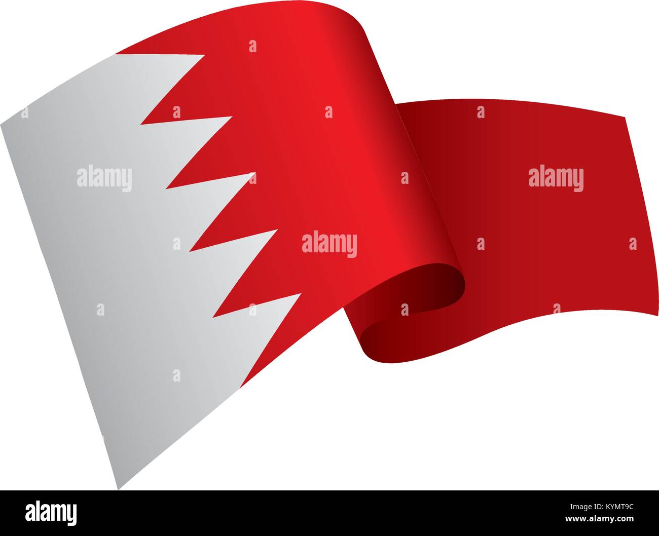 Bahrain flag, vector illustration Stock Vector Image & Art - Alamy