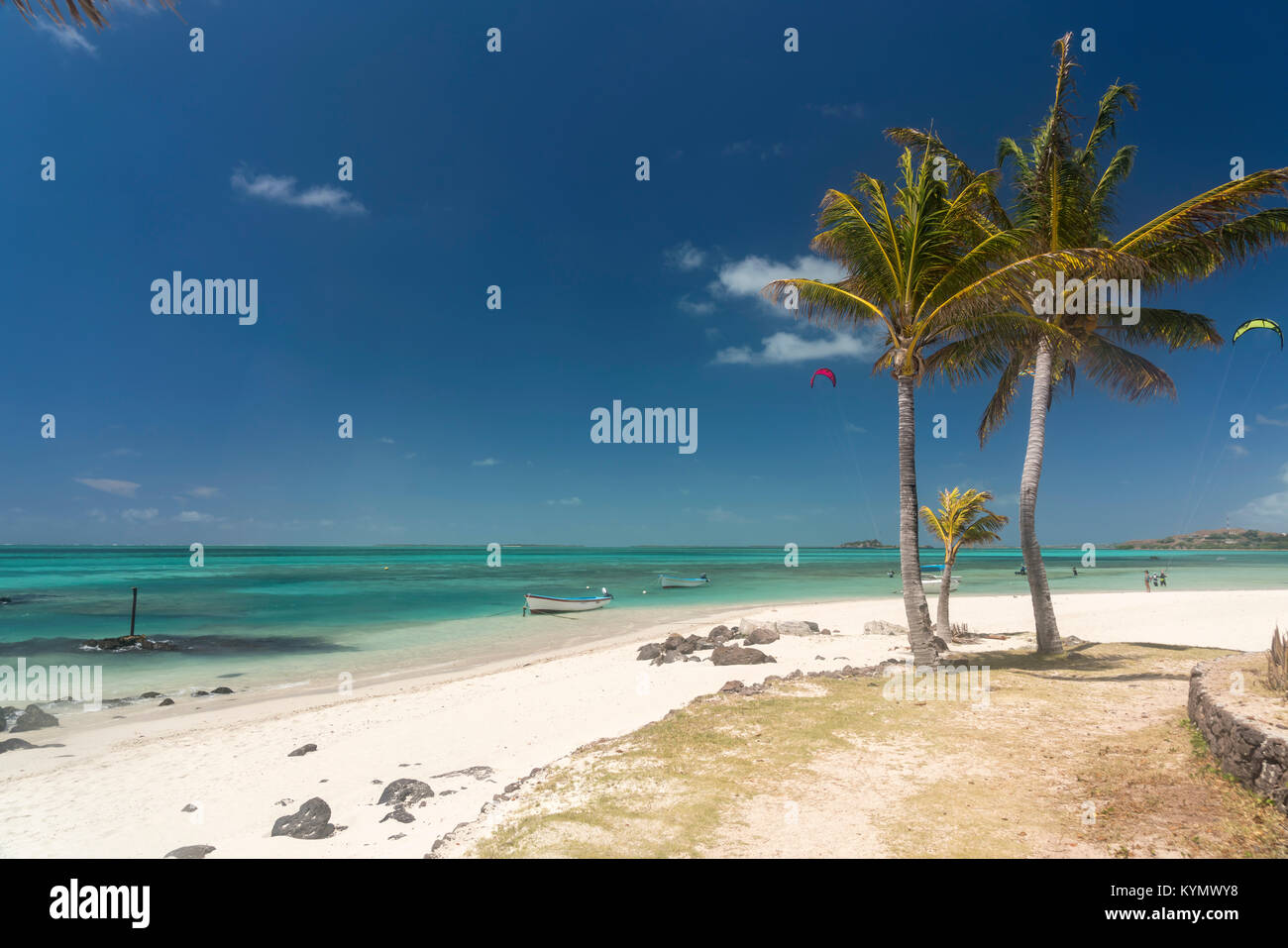 Mourouk Beach, Port Sud-Est, Insel Rodrigues, Mauritius, Afrika ...