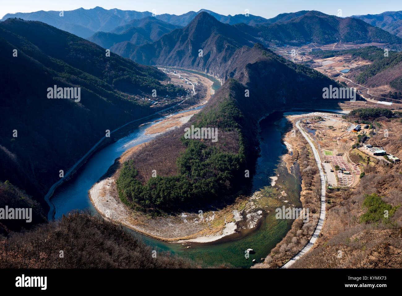 Arii Hills Byeongbangchi Skywalk Gangwon-do South Korea Stock Photo - Alamy