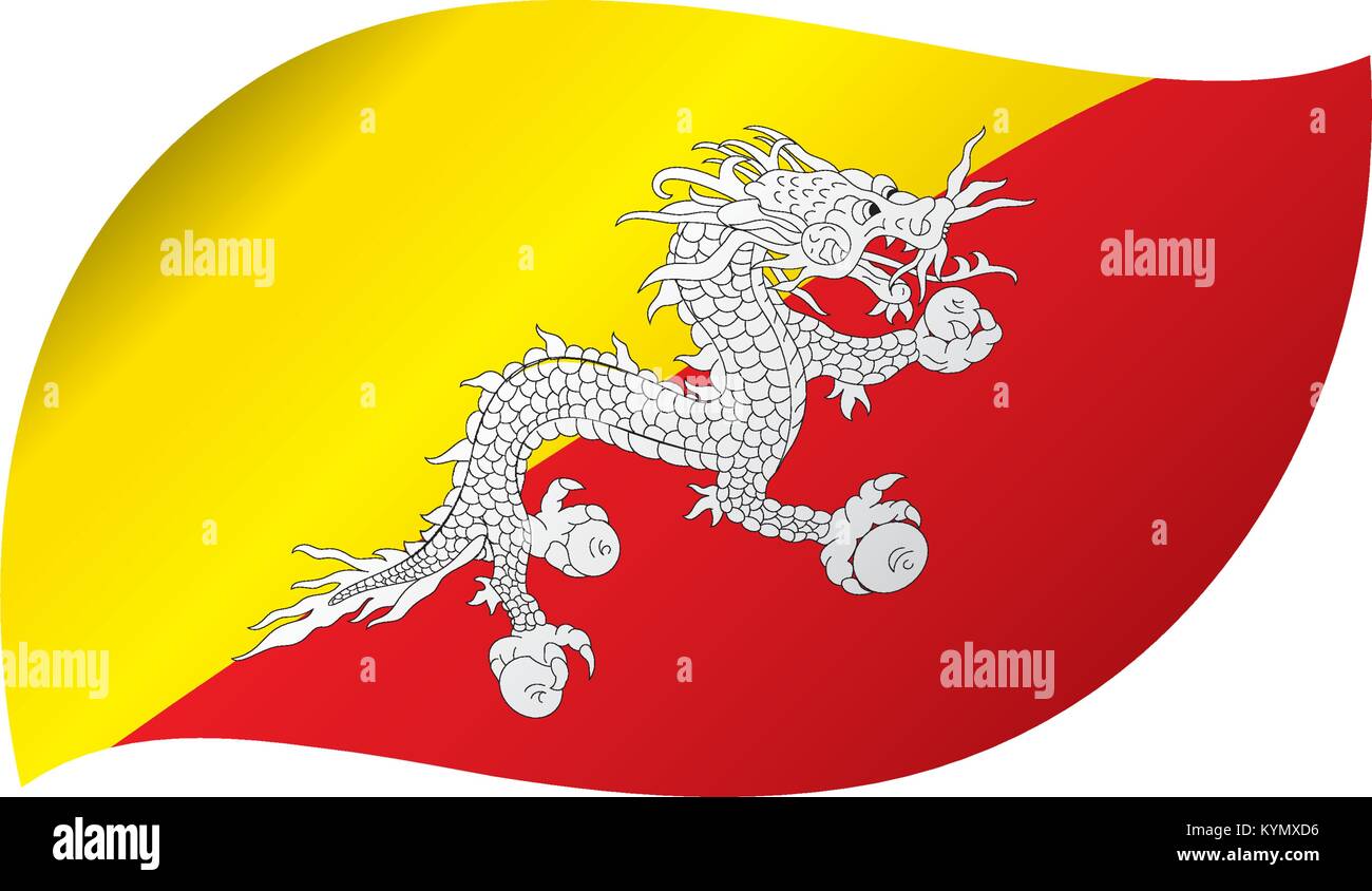 Bhutan flag, vector illustration Stock Vector Image & Art - Alamy