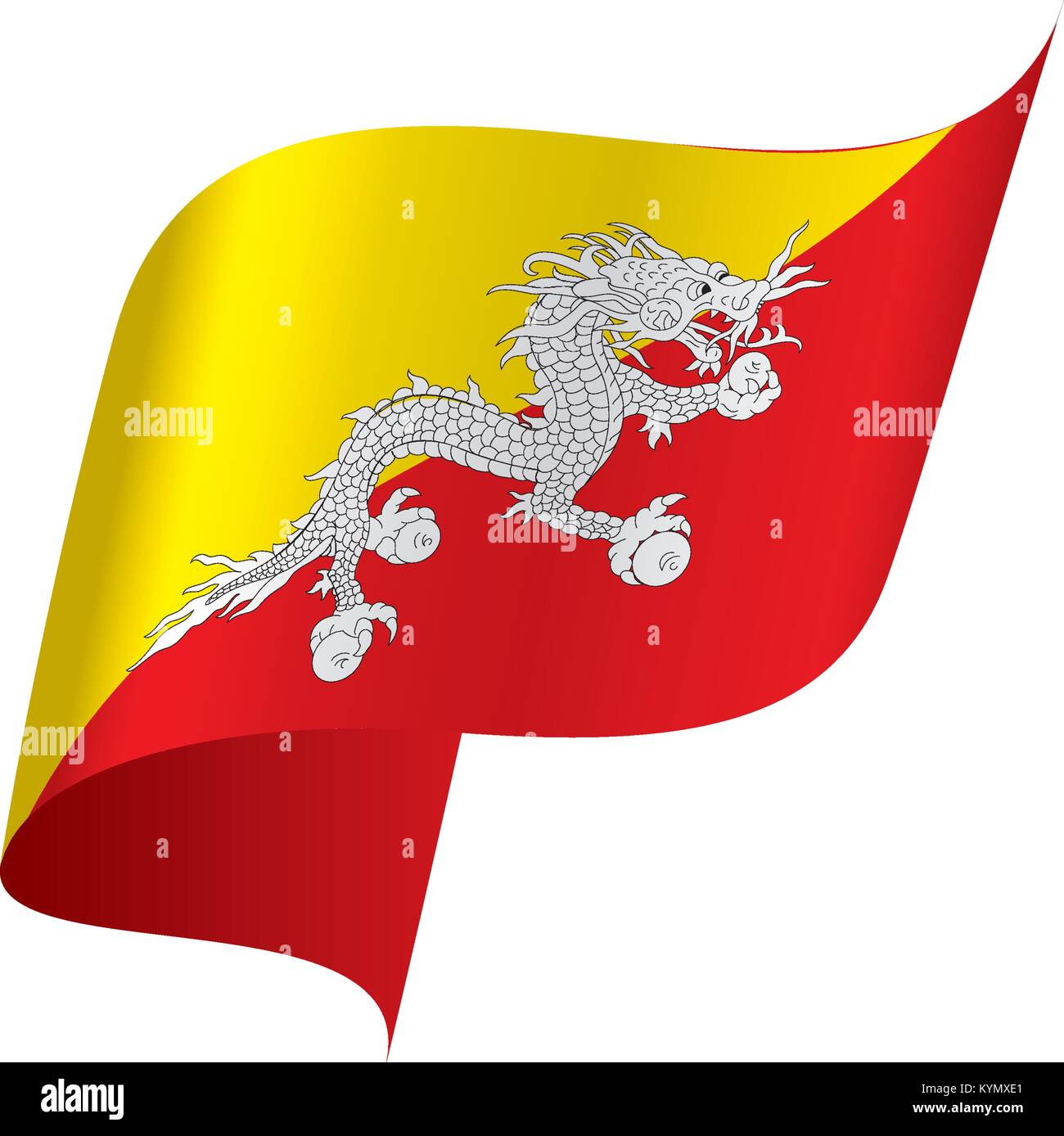 Bhutan flag, vector illustration Stock Vector Image & Art - Alamy