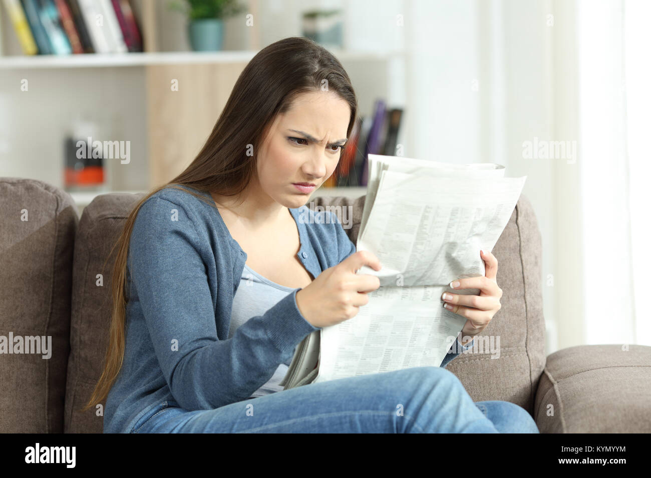 Angry reading hi-res stock photography and images - Alamy