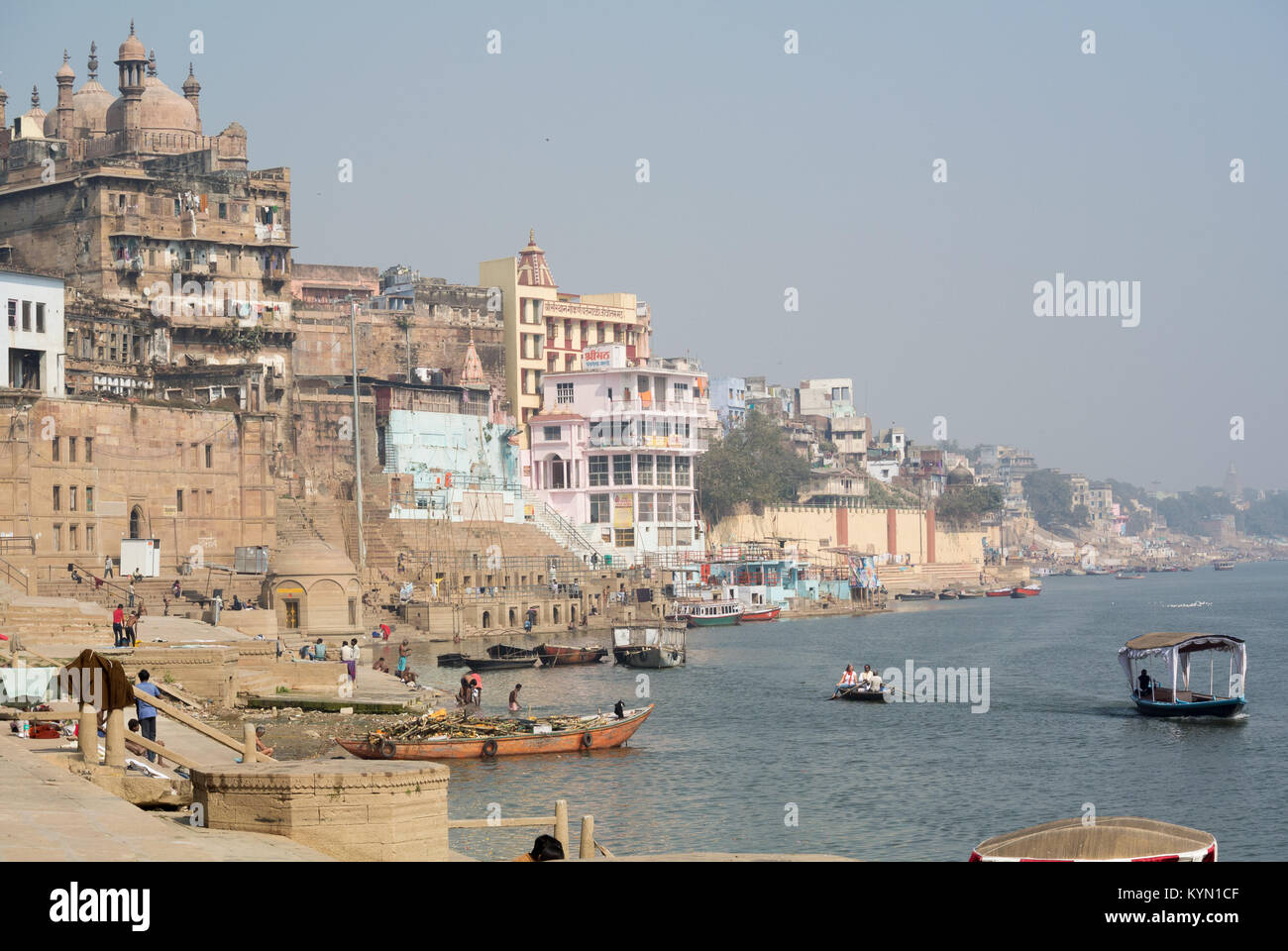 Ganges River Varanasi India Stock Photo - Alamy