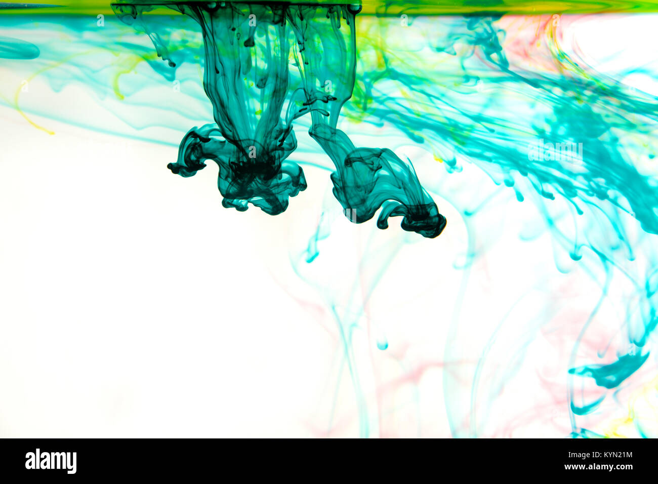 Ink mix in water color hi-res stock photography and images - Alamy