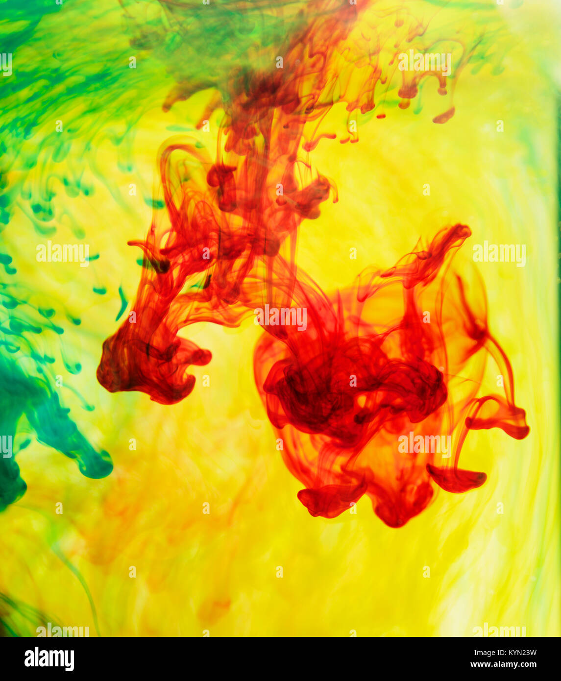 Water paint color mix hi-res stock photography and images - Alamy