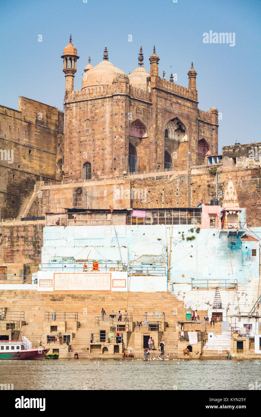 Varanasi, Uttar Pradesh, India, Cityscape of Banares seen from the ...