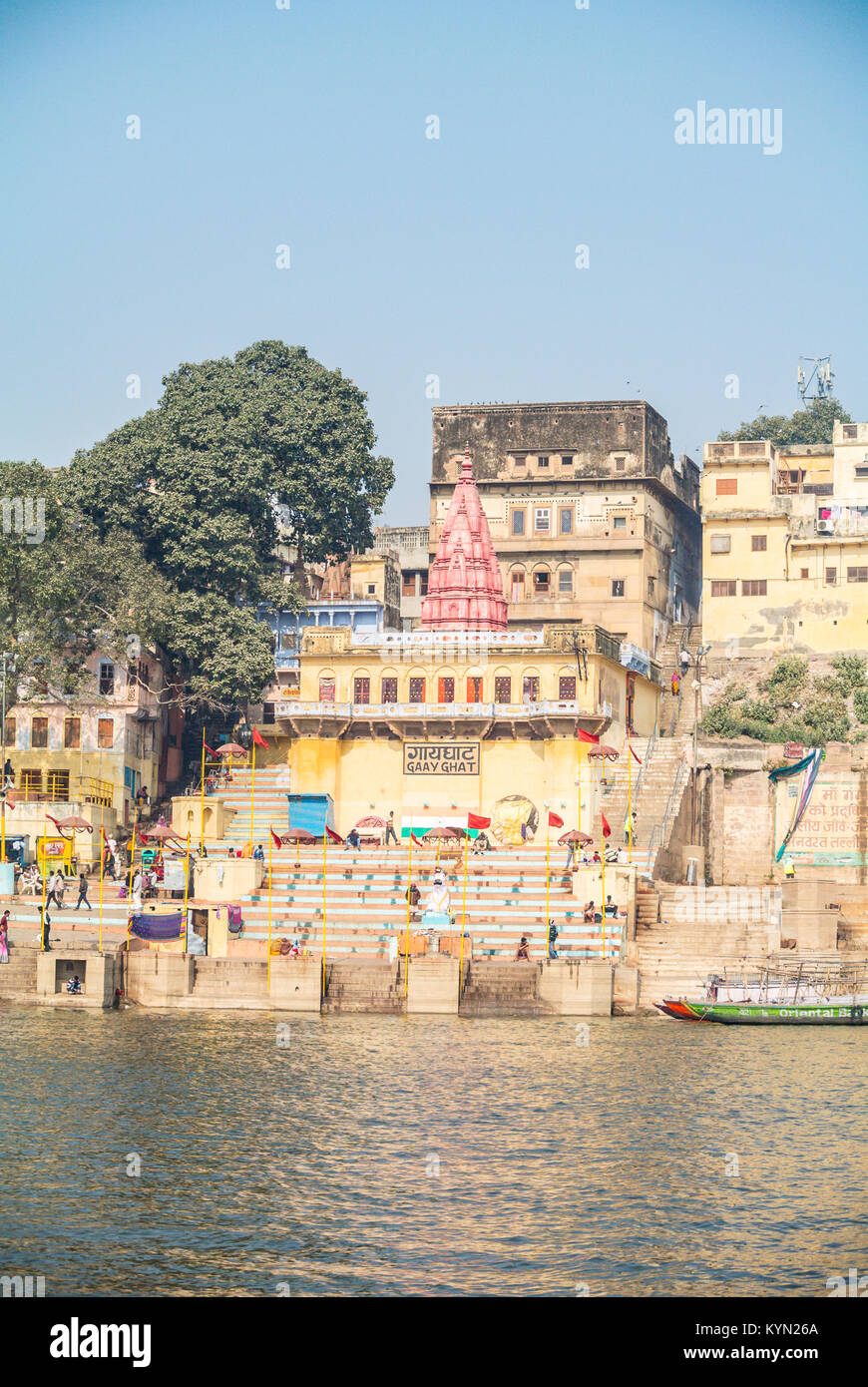 Ganges river Varanasi India Stock Photo - Alamy