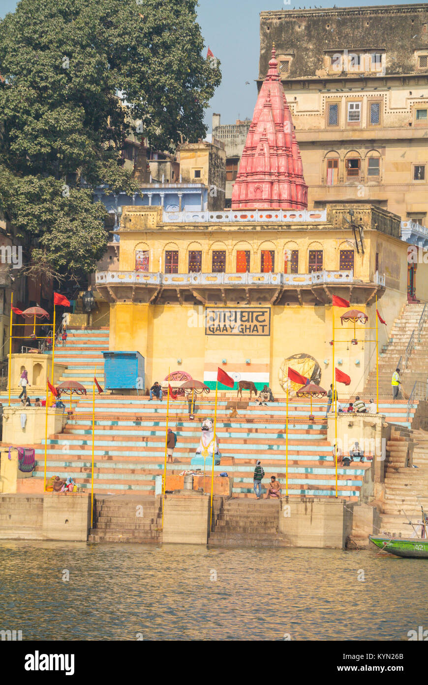 Ganges river Varanasi India Stock Photo - Alamy
