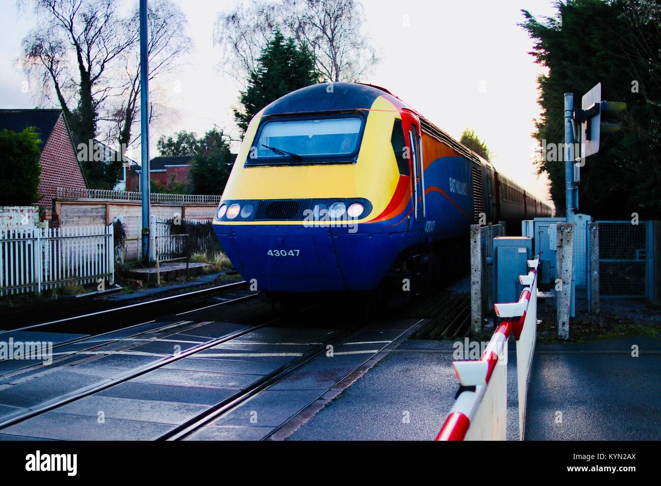 Network rail level crossing hi-res stock photography and images - Alamy
