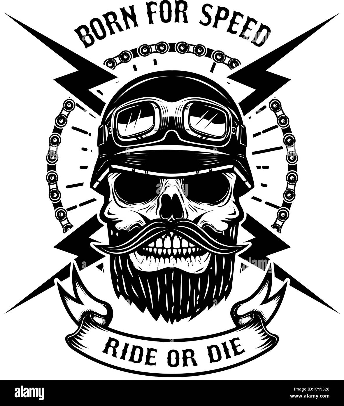 Born To Die Skull