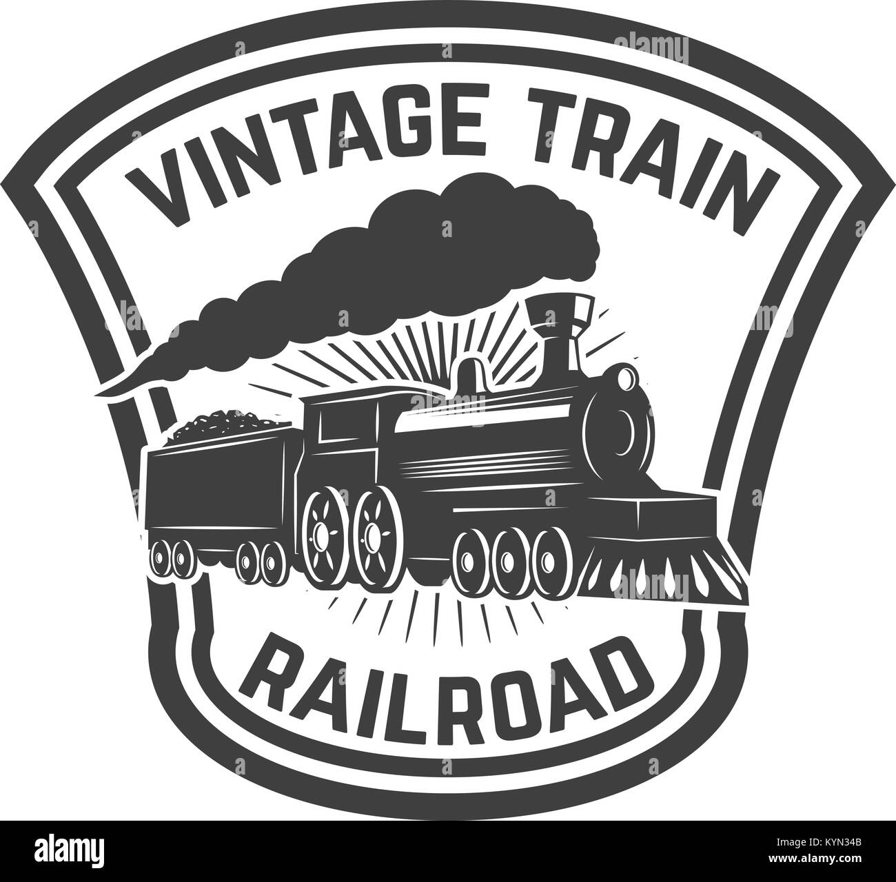 Vintage Railroad Logo