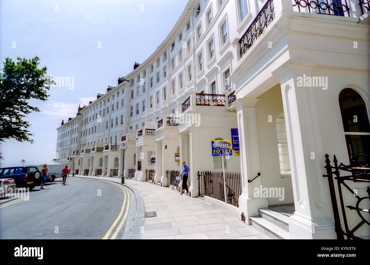 Classic Brighton architecture in Adelaide Crescent Stock Photo - Alamy