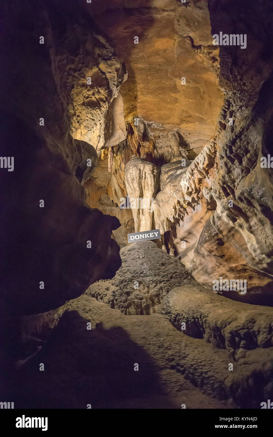 Ruby Falls is located at Lookout Mountain near Chattanooga, Tennessee ...