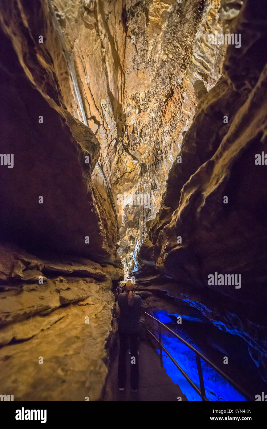Ruby Falls is located at Lookout Mountain near Chattanooga, Tennessee ...