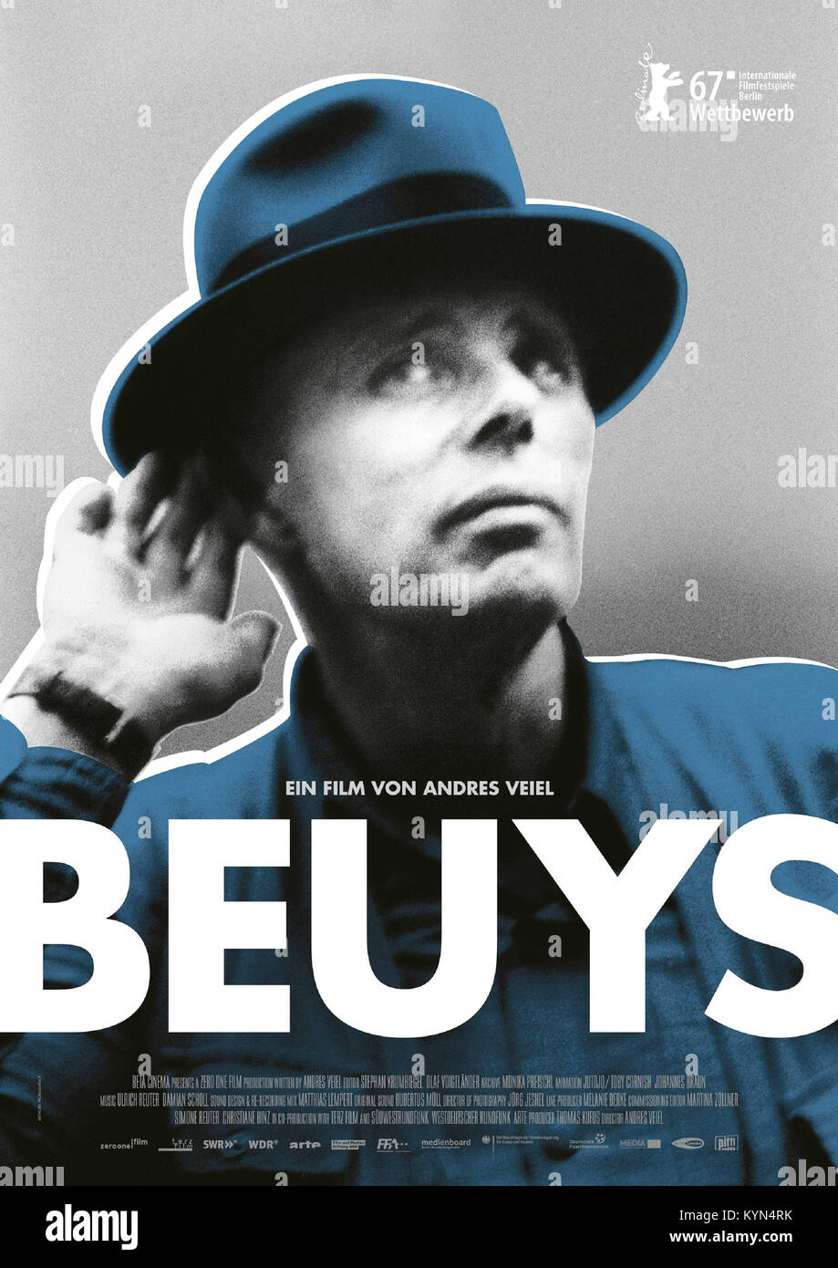 BEUYS, German poster, Joseph Beuys, 2017. © Kino Lorber /Courtesy ...