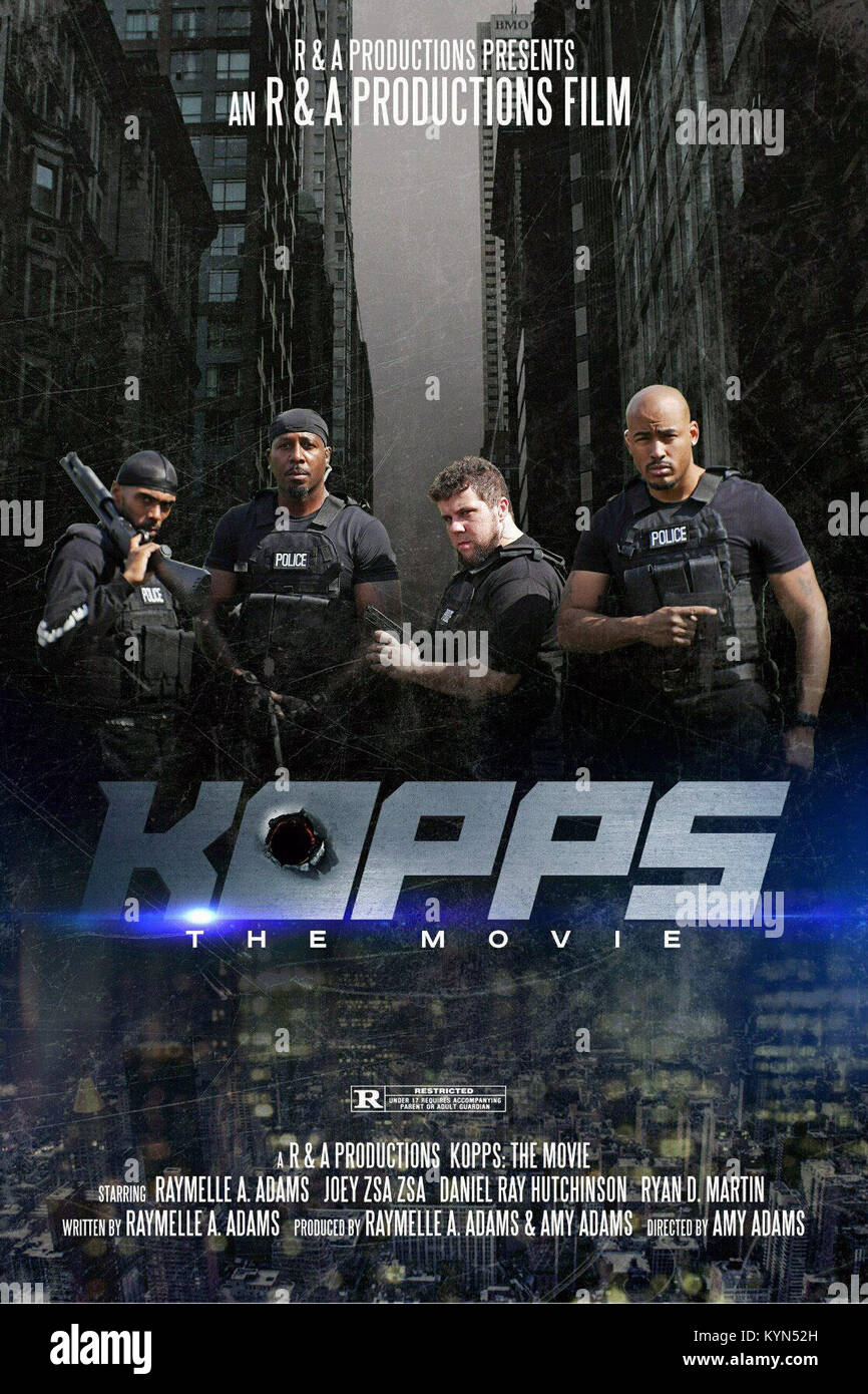 KOPPS THE MOVIE, US poster, from left: Raymelle A. Adams, Joey Zsa Zsa ...