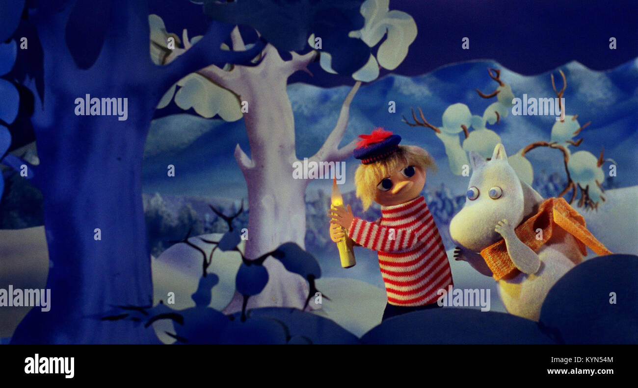 MOOMINS AND THE WINTER WONDERLAND, (aka MUUMIEN TAIKATALVI), l-r: Too ...