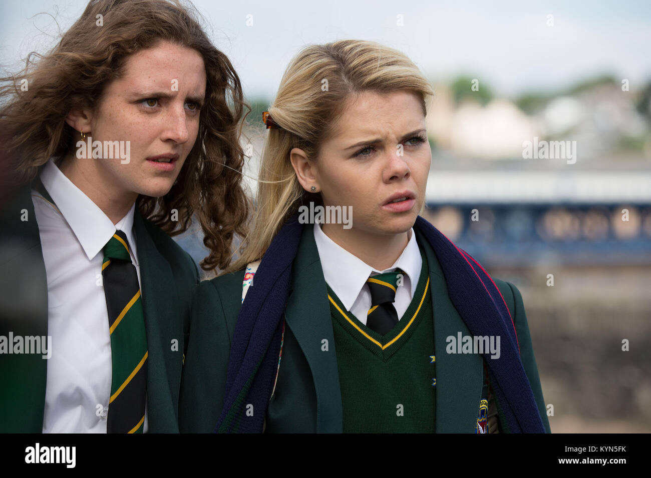 Derry Girls From Left Louisa Harland Saoirse Jackson Season 1