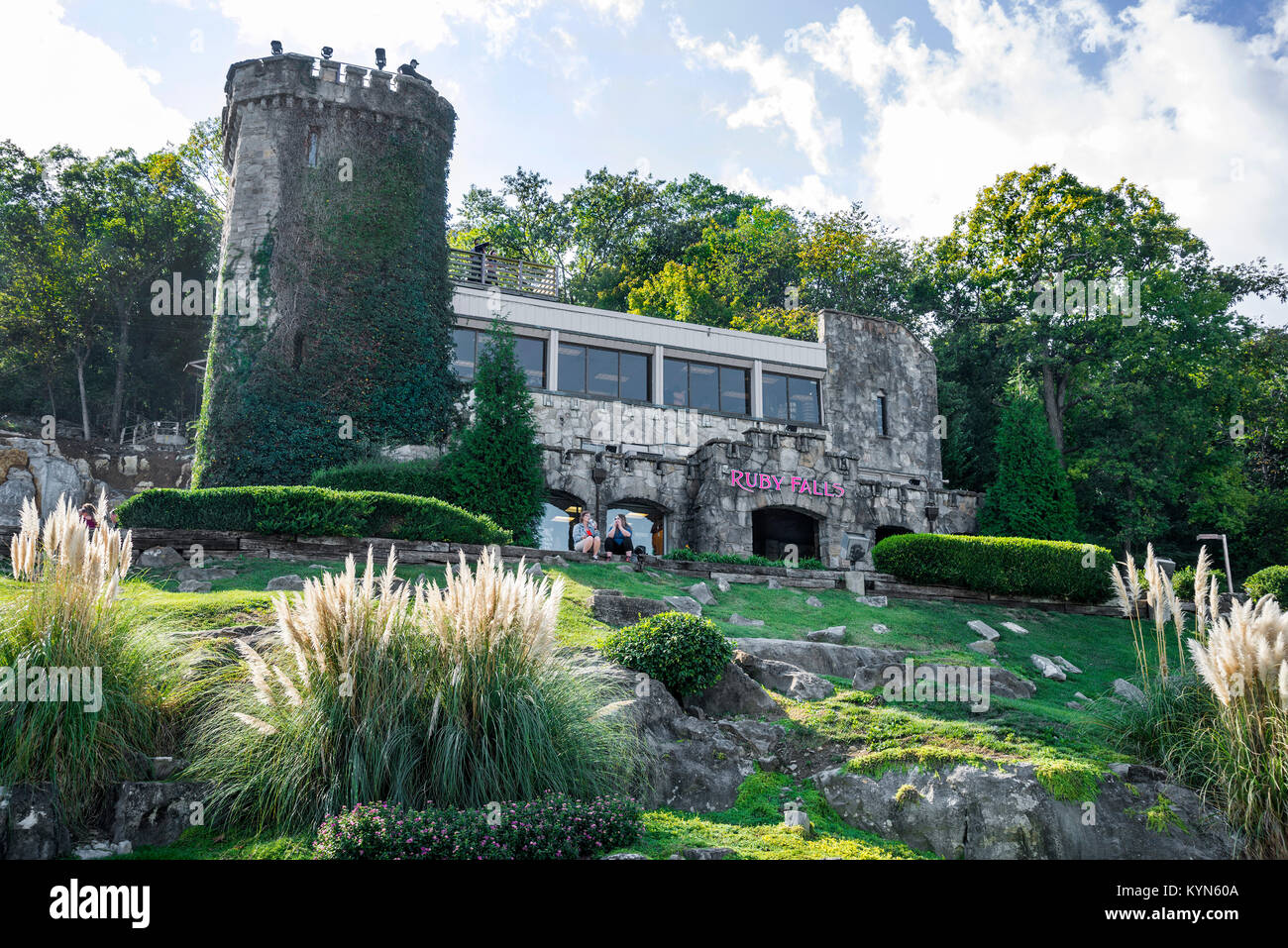 Ruby Falls is located at Lookout Mountain near Chattanooga, Tennessee ...