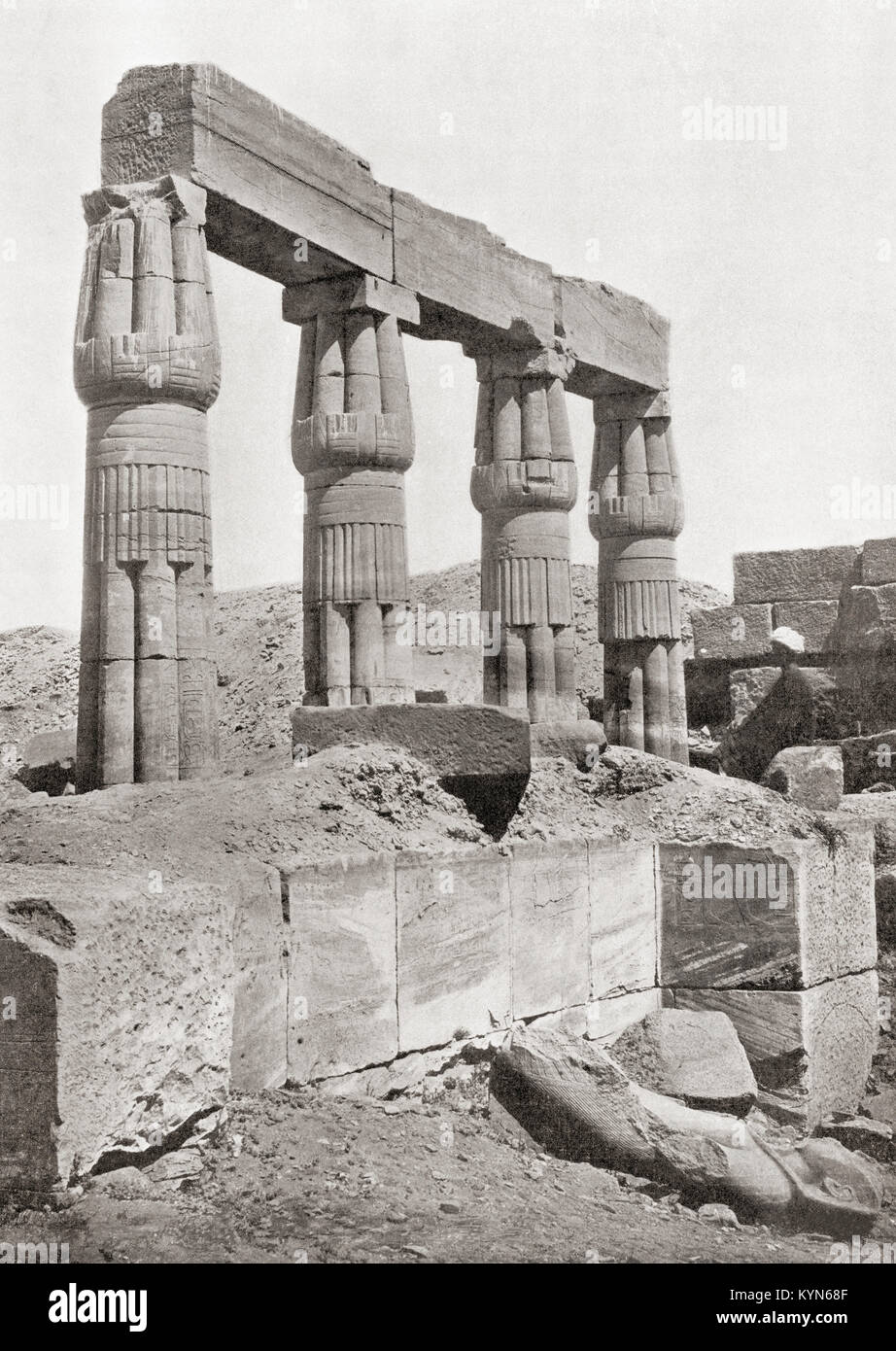 Karnak temple and thutmose iii hi-res stock photography and images - Alamy