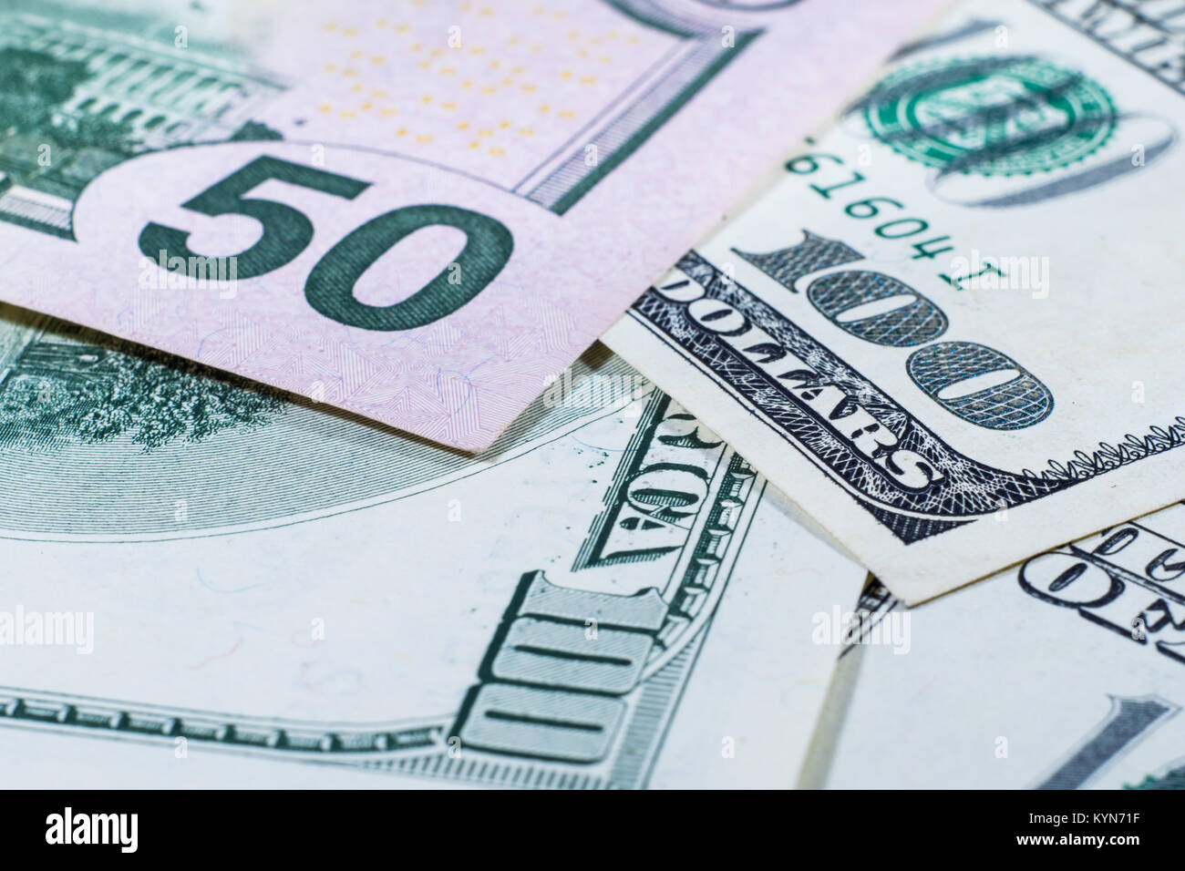 Bunch 100 american dollars money hi-res stock photography and images ...