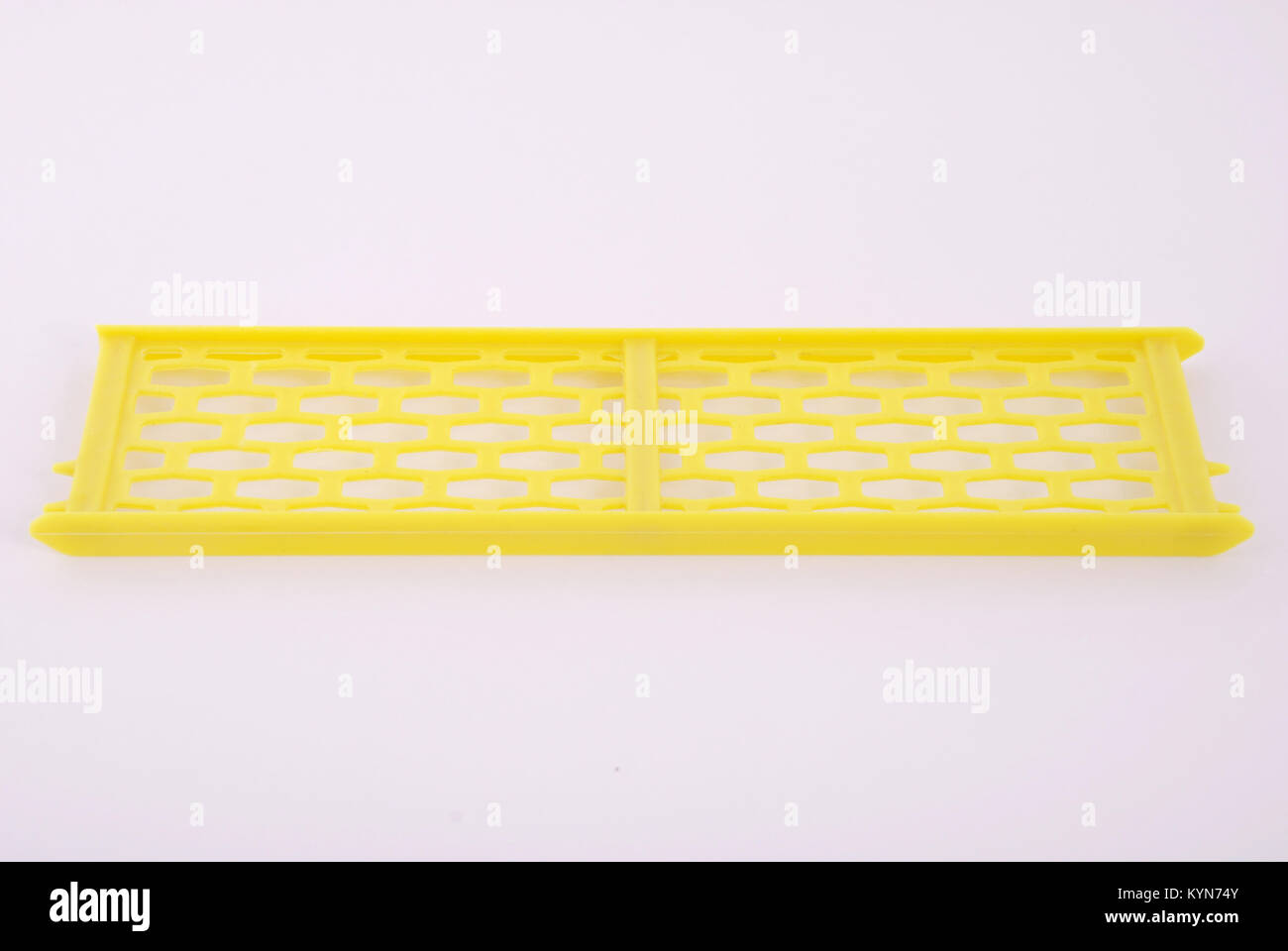 One yellow hair extender stops isolated on gray background Stock Photo ...