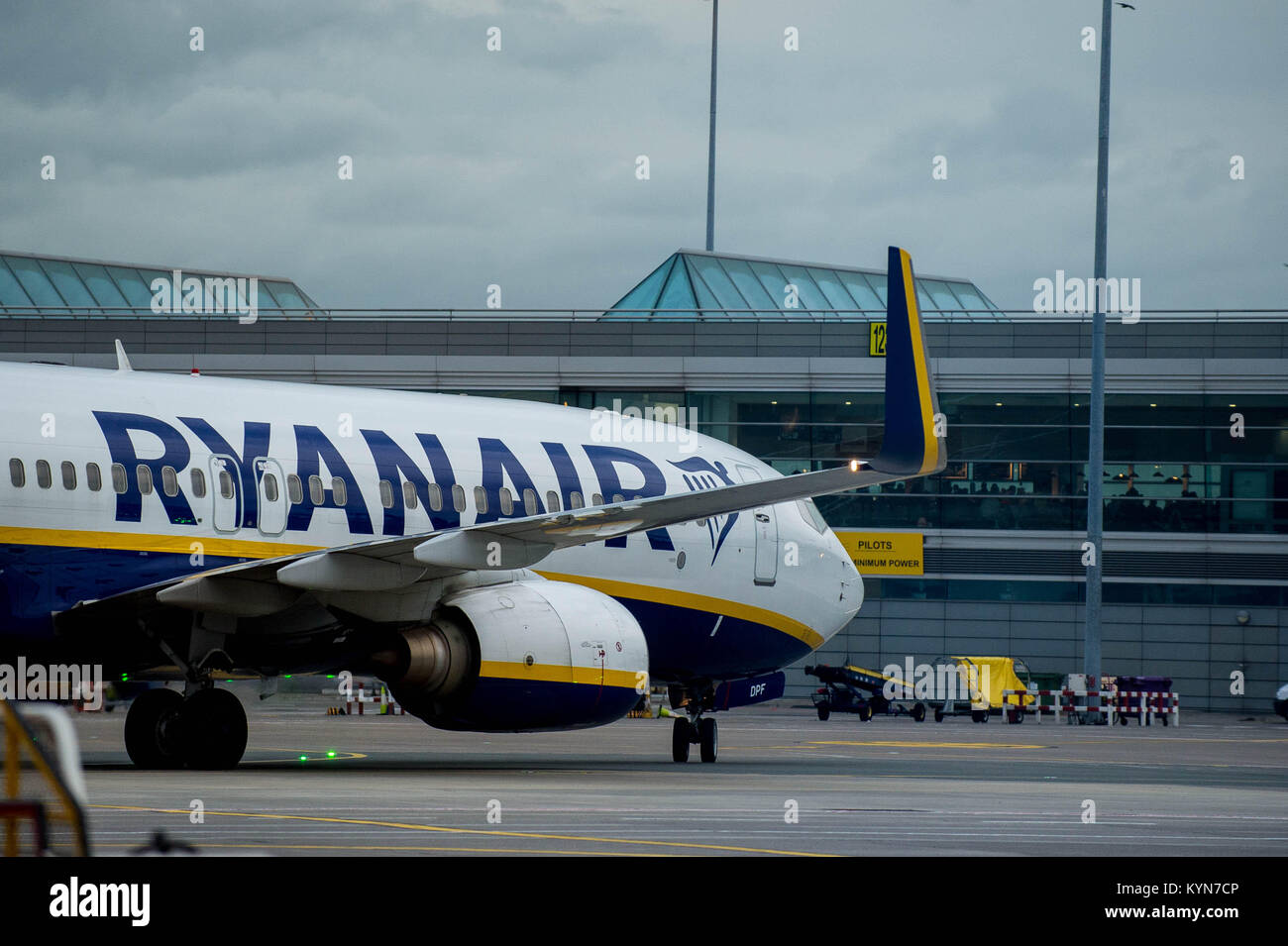 Thursday 28 September 2017 Pictured: Ryanair Aircraft at Dublin Airport ...