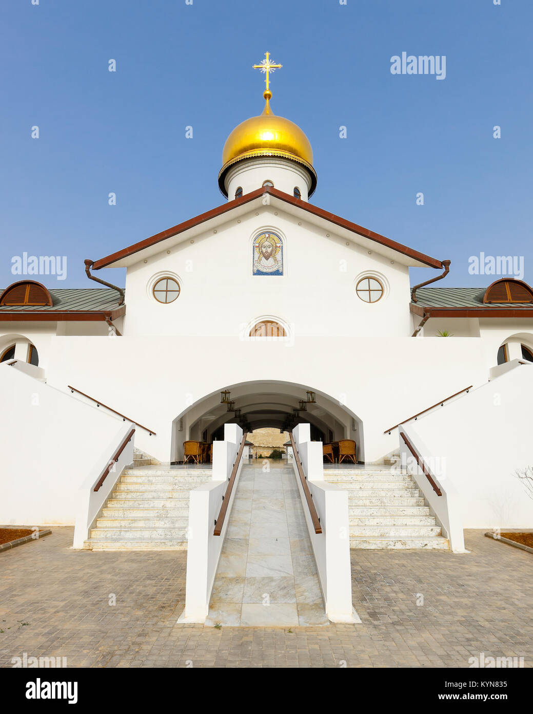 Baptism in the jordan river hi-res stock photography and images - Alamy
