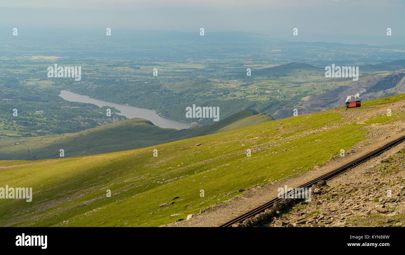 Mount snowdonia train hi-res stock photography and images - Alamy