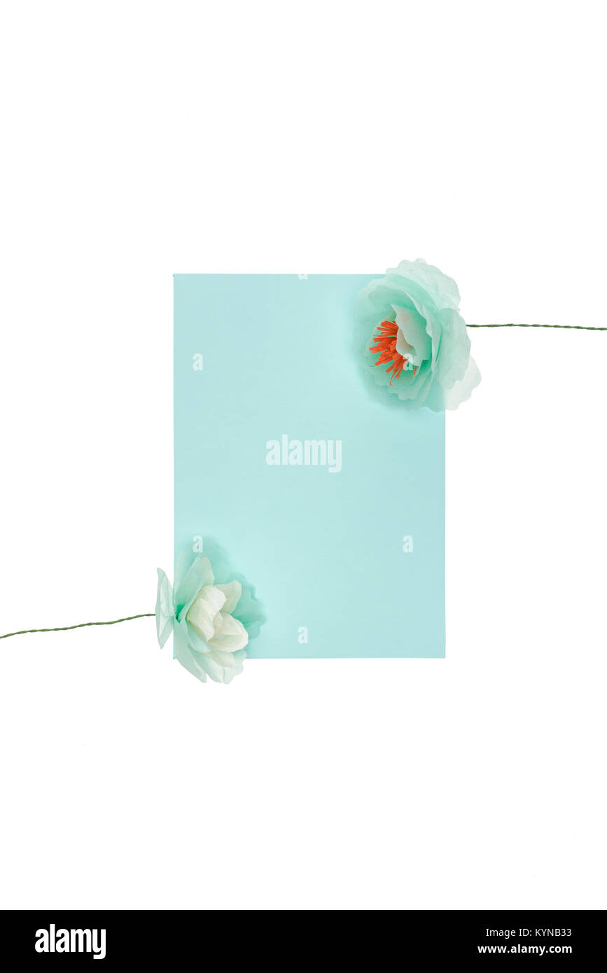 Handmade papercraft flowers isolated hi-res stock photography and ...