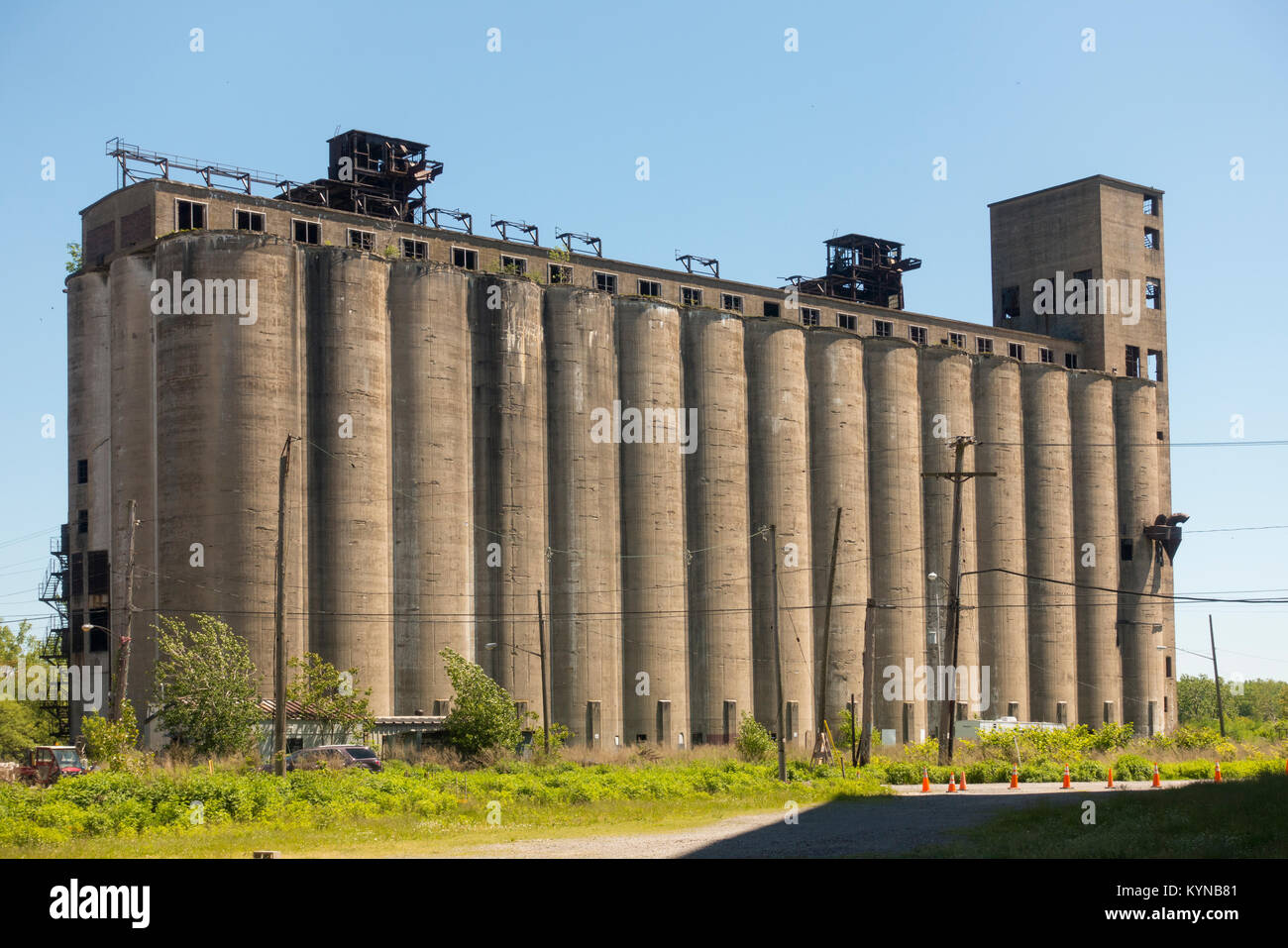 Silo city Buffalo New York Stock Photo - Alamy