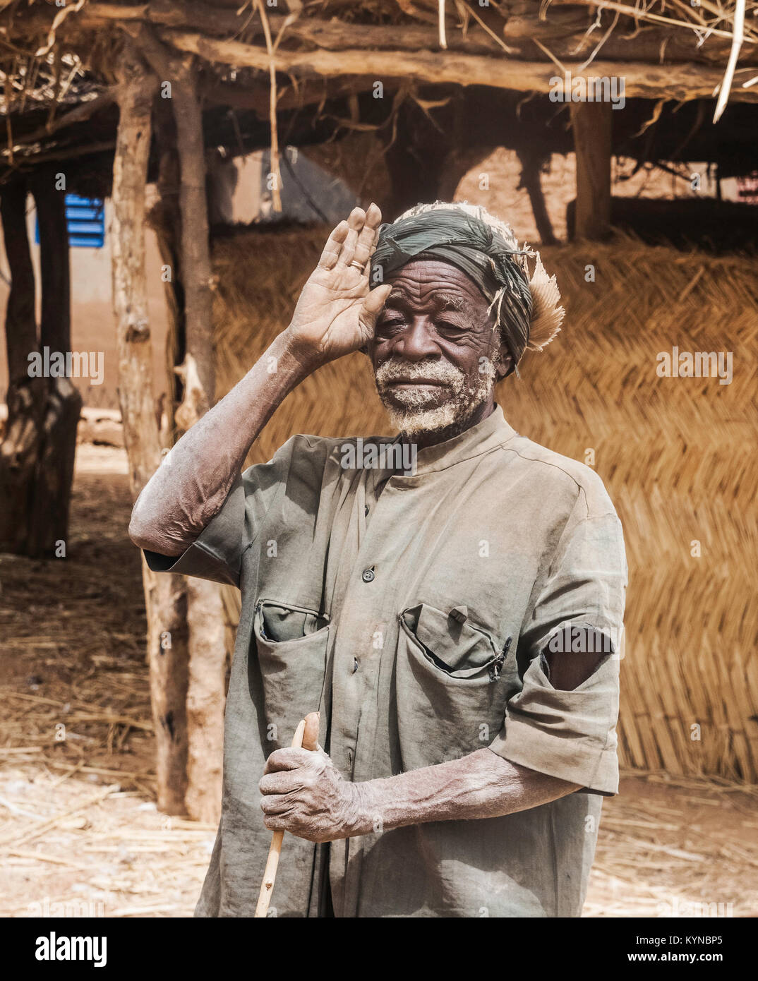 Africa weathered male face hi-res stock photography and images - Alamy