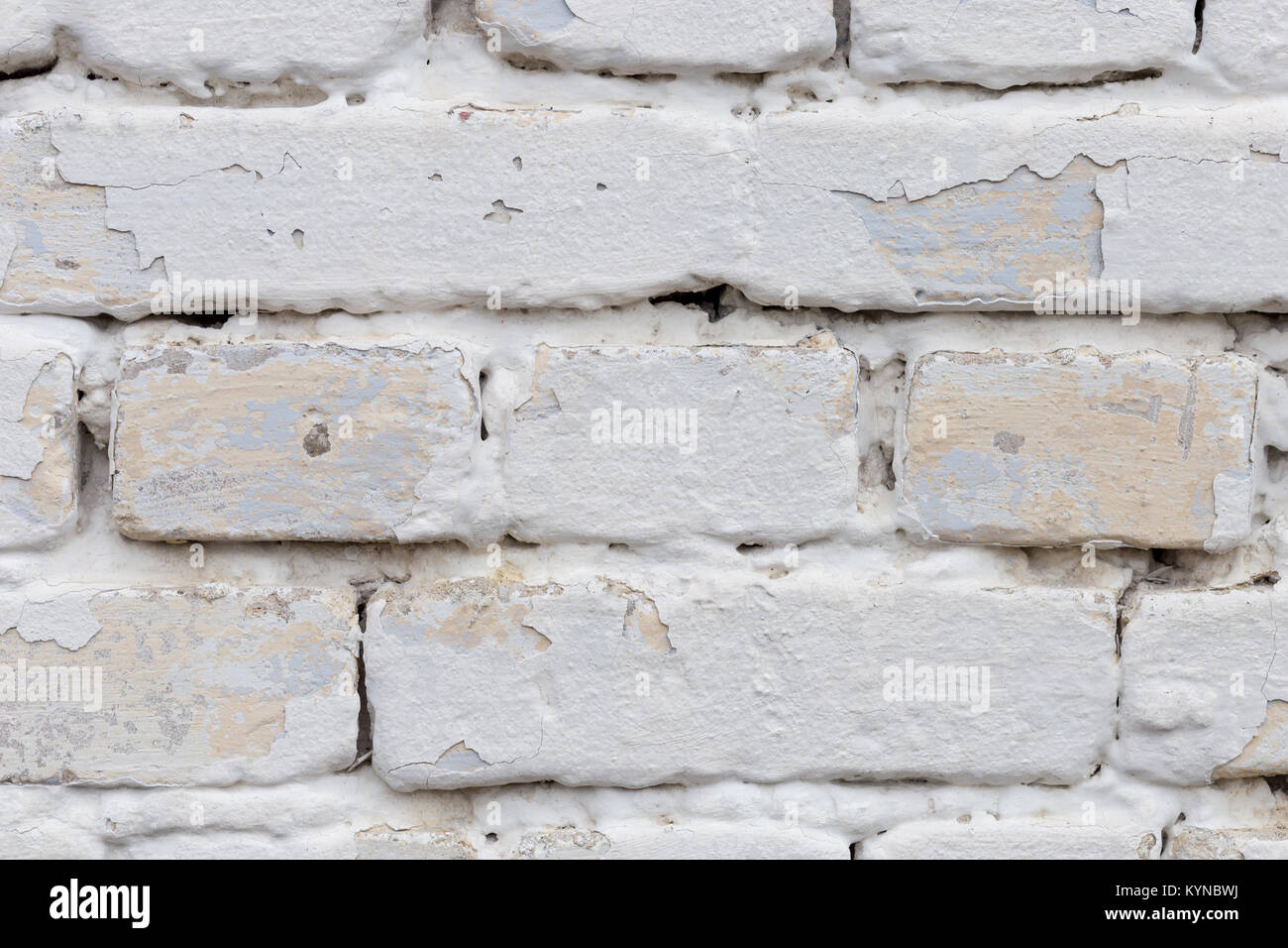 Background texture of a old white brick wall Stock Photo - Alamy