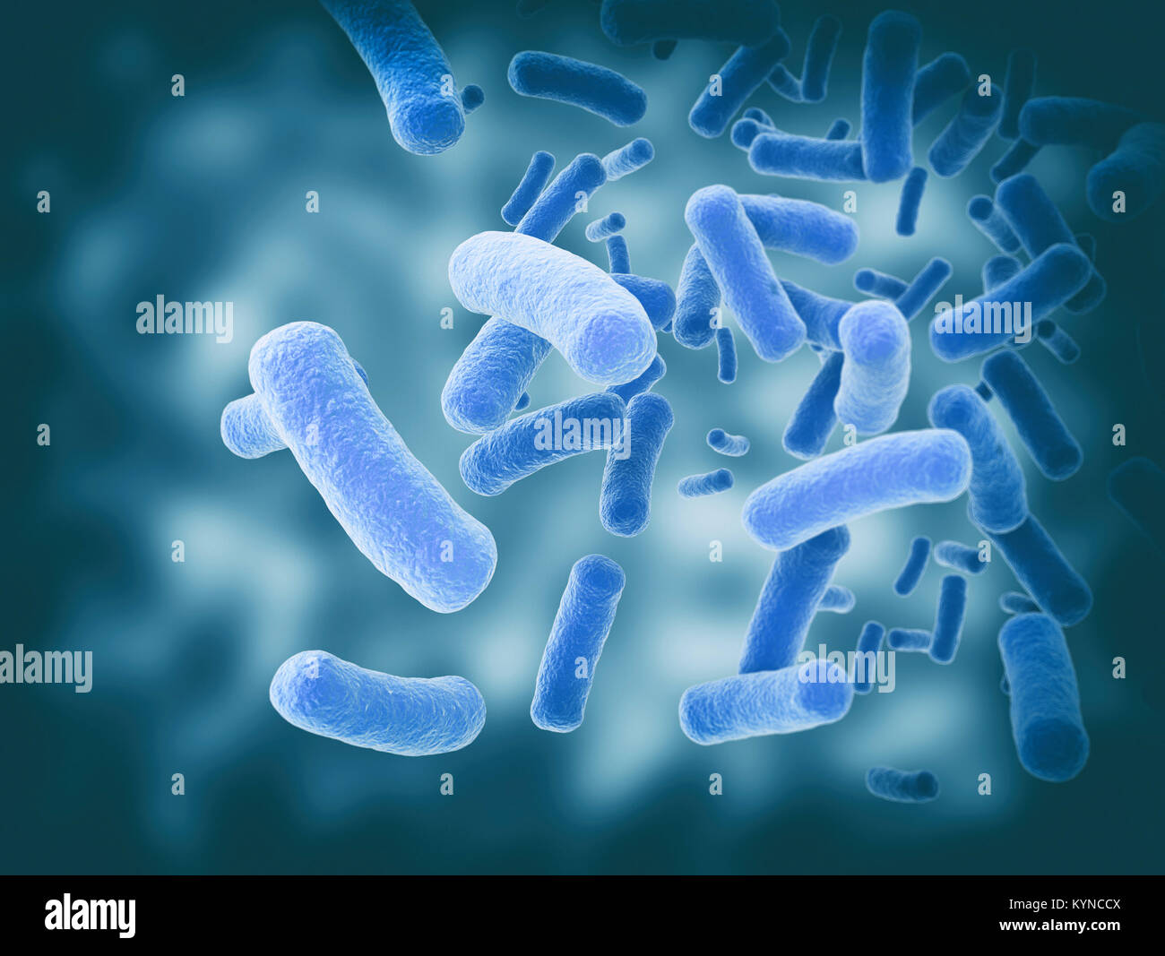 Bacteria cells close up background Stock Photo - Alamy